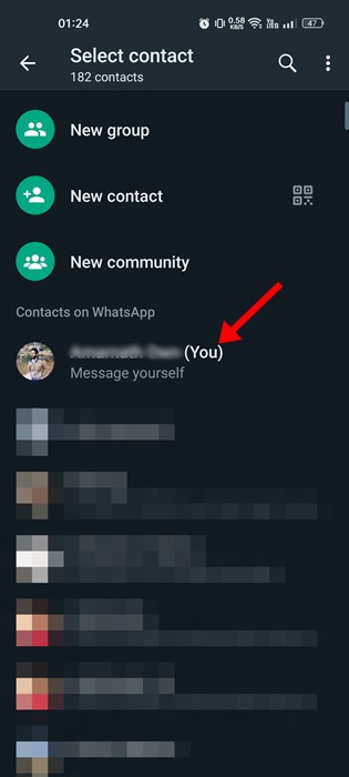 How To Message Yourself On Whatsapp